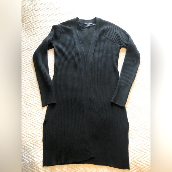 Cable & Gauge | Sweaters | Cable Gauge Long Black Cardigan | Poshmark